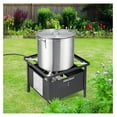 Turkey Fryer Burner, Outdoor Crawfish Boiler - 18.9x18.9x16.9 Inch Cast ...