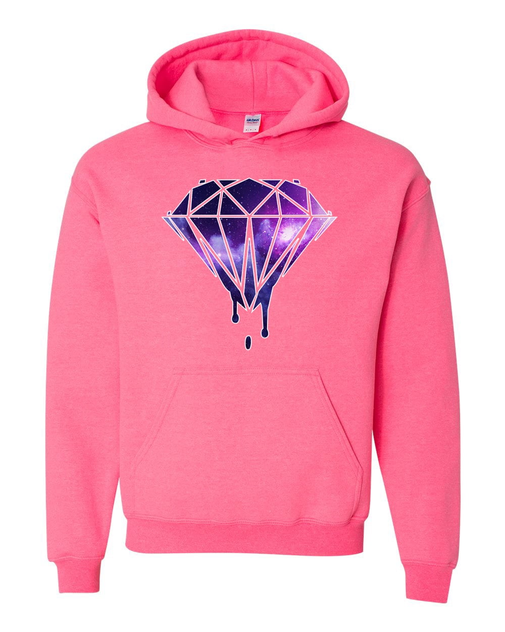 Unisex Diamond Hoodie Sweatshirt - Walmart.com