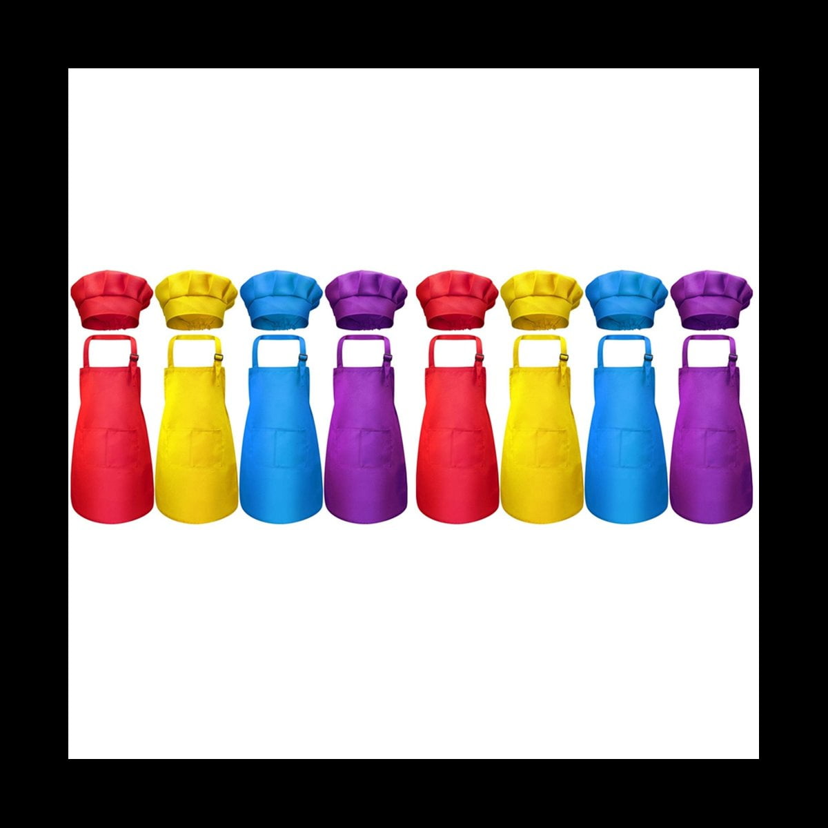 Click here for Unbranded 16-Piece Childrens Apron And Chef Hat Se... prices