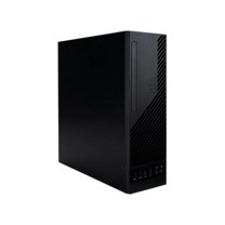 Fractal Design Ridge White Mini-ITX Slim SFF Console PC Case with PCIe ...
