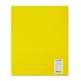 Pen+Gear Letter Size 2-Pocket Paper Folder, Solid Yellow, Durable Paper ...