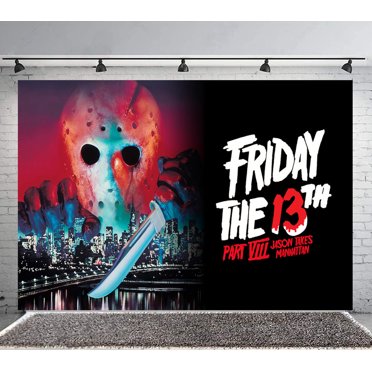 7x5FT Halloween Decoration Horror Classic Movie Character Backdrop ...