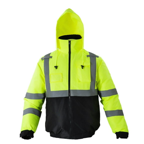 JORESTECH Hi-Vis Safety Jacket with Heat Transfer Reflective Tape and ...