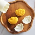 POYOGA Mooncakes Molds Cartoon Ingot Shape Easy Press Demolding Design ...