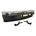 Bundle For Chevy GMC Front Bumper Chrome Bar Lower Valance Bracket W/O ...