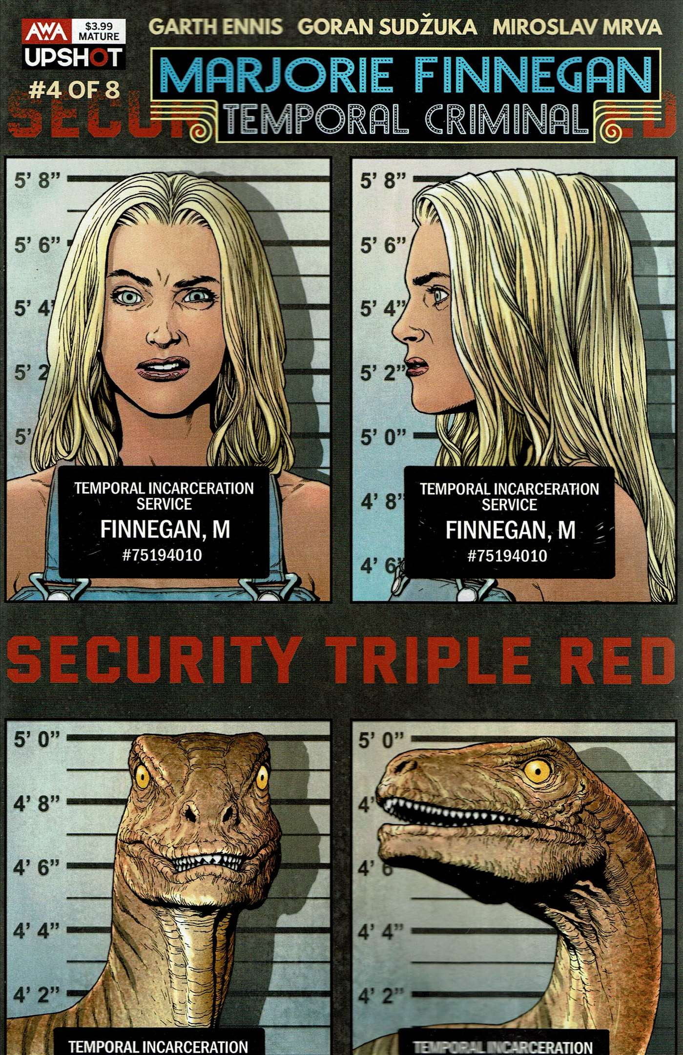 Marjorie Finnegan: Temporal Criminal #4 VF ; AWA Comic Book - Walmart.com