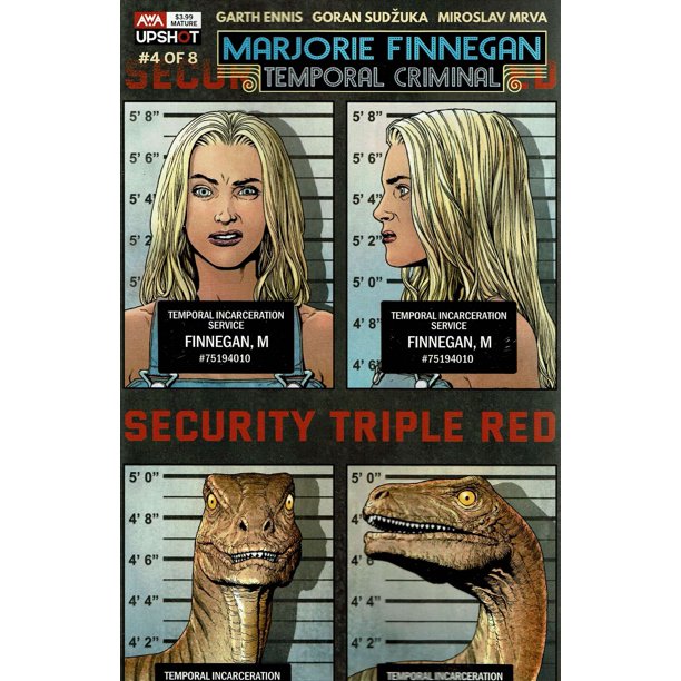 Marjorie Finnegan: Temporal Criminal #4 VF ; AWA comic book - Walmart.com