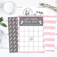 25 Pink Elephant Bingo Game Cards For Girl Baby Shower, Bulk Blank ...
