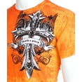ARCHAIC AFFLICTION Men's T-Shirt LUSTROUS Wings Skull Biker S-5XL $40 ...
