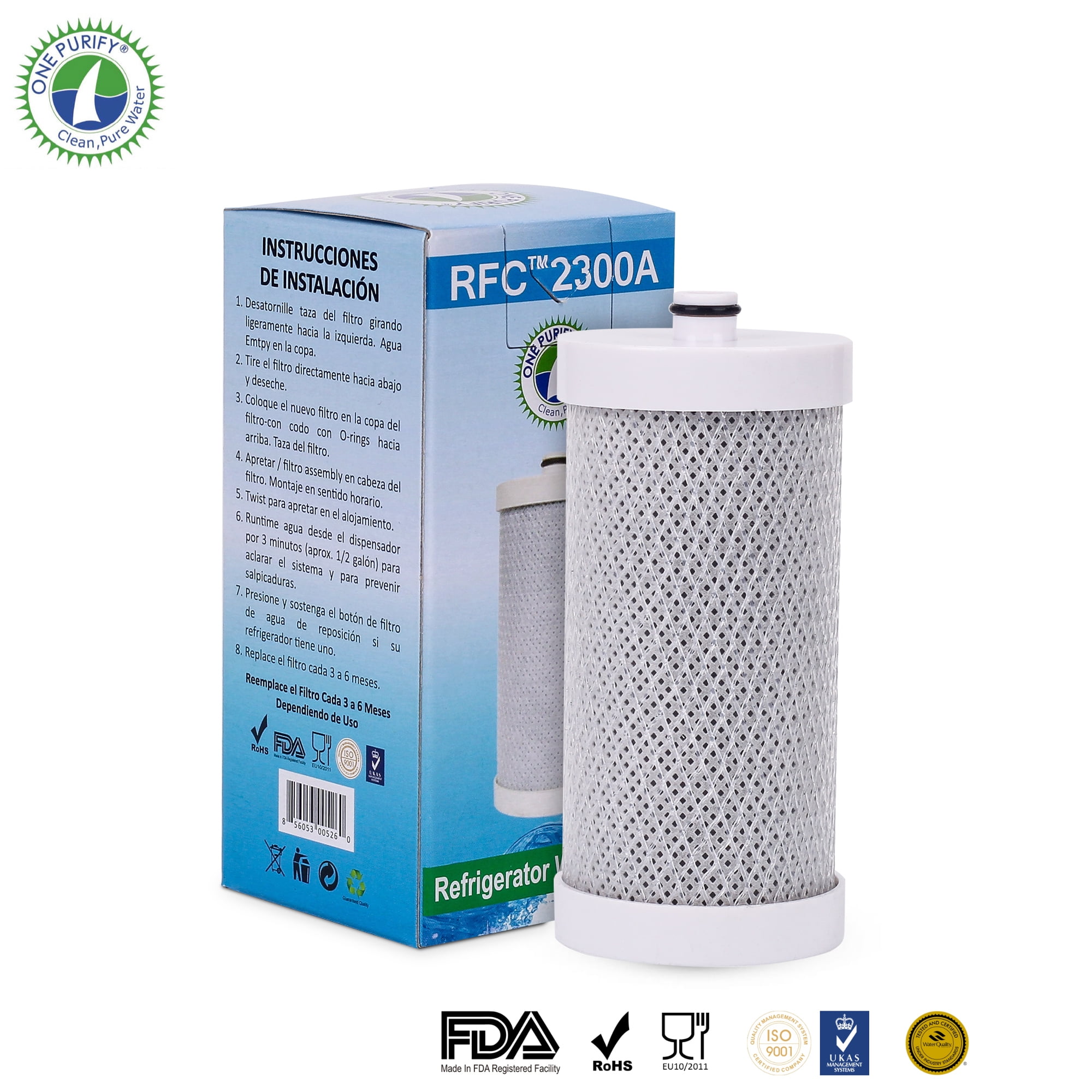 WFCB WF1CB 46-9906 46-9910 Compatible Refrigerator Water Filter ...