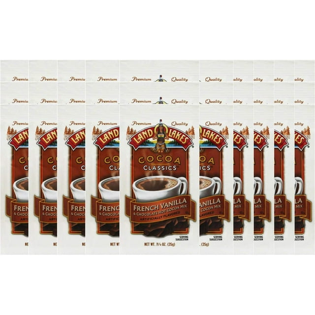 Land O' Lakes Cocoa Classics, French Vanilla & Chocolate Hot Cocoa Mix ...