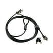 Lenovo NanoSaver MasterKey Cable Lock - Black - Carbon Steel, Plastic ...
