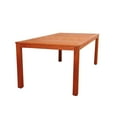 Amazonia Paraty 7-Piece Patio Dining Table Set, Eucalyptus Wood, Ideal ...