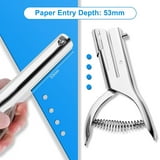 1/8 inch Hole Punch, Single Hole Punch for ID Cards Heavy Duty Hole ...