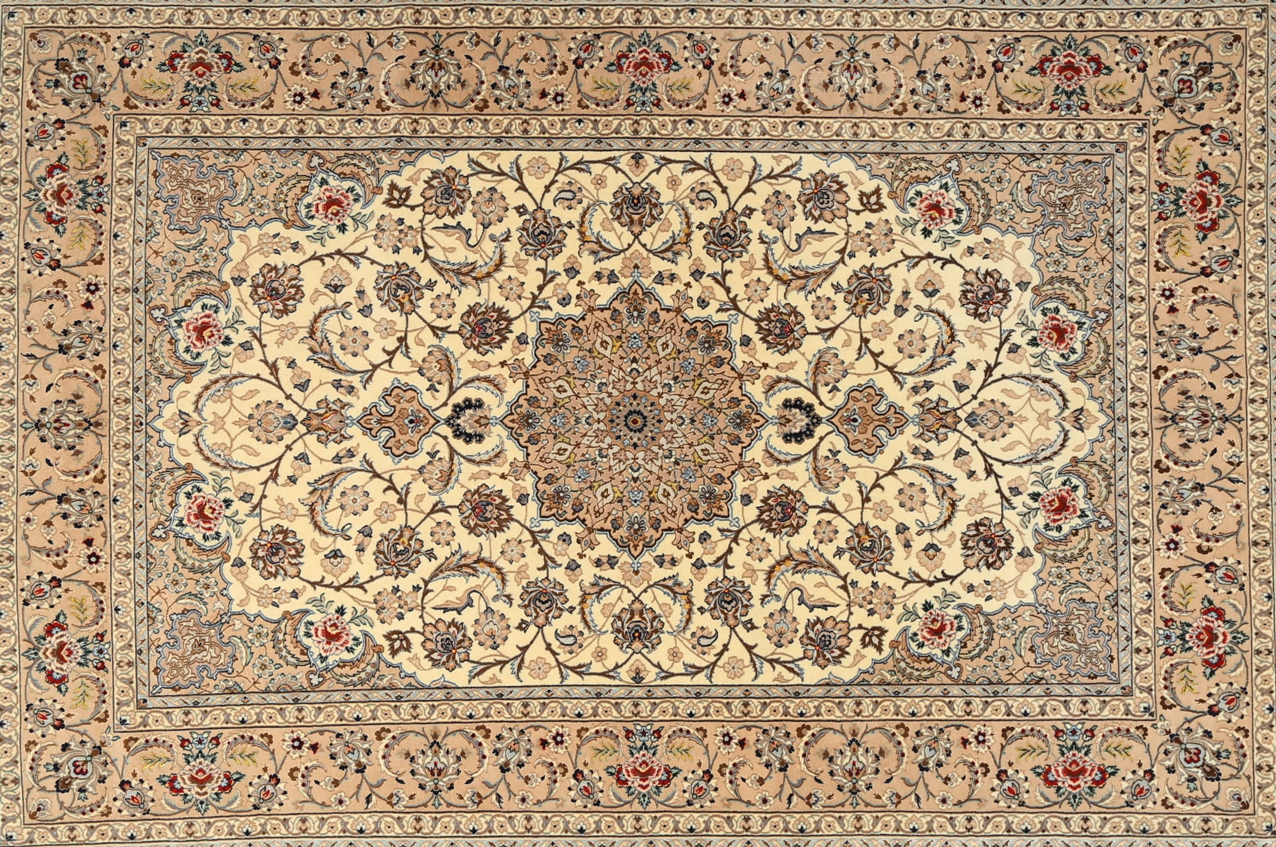 Ahgly Company Indoor Rectangle Traditional Sienna Brown Persian Area ...