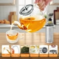 Aofmee 1500ml Glass Teapot with Removable Stainless Steel Infuser, Hot ...