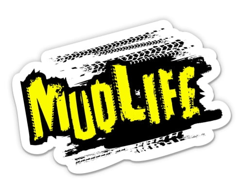 Mudlife Off Road - 5" Vinyl Sticker - For Car Laptop I-Pad - Waterproof ...