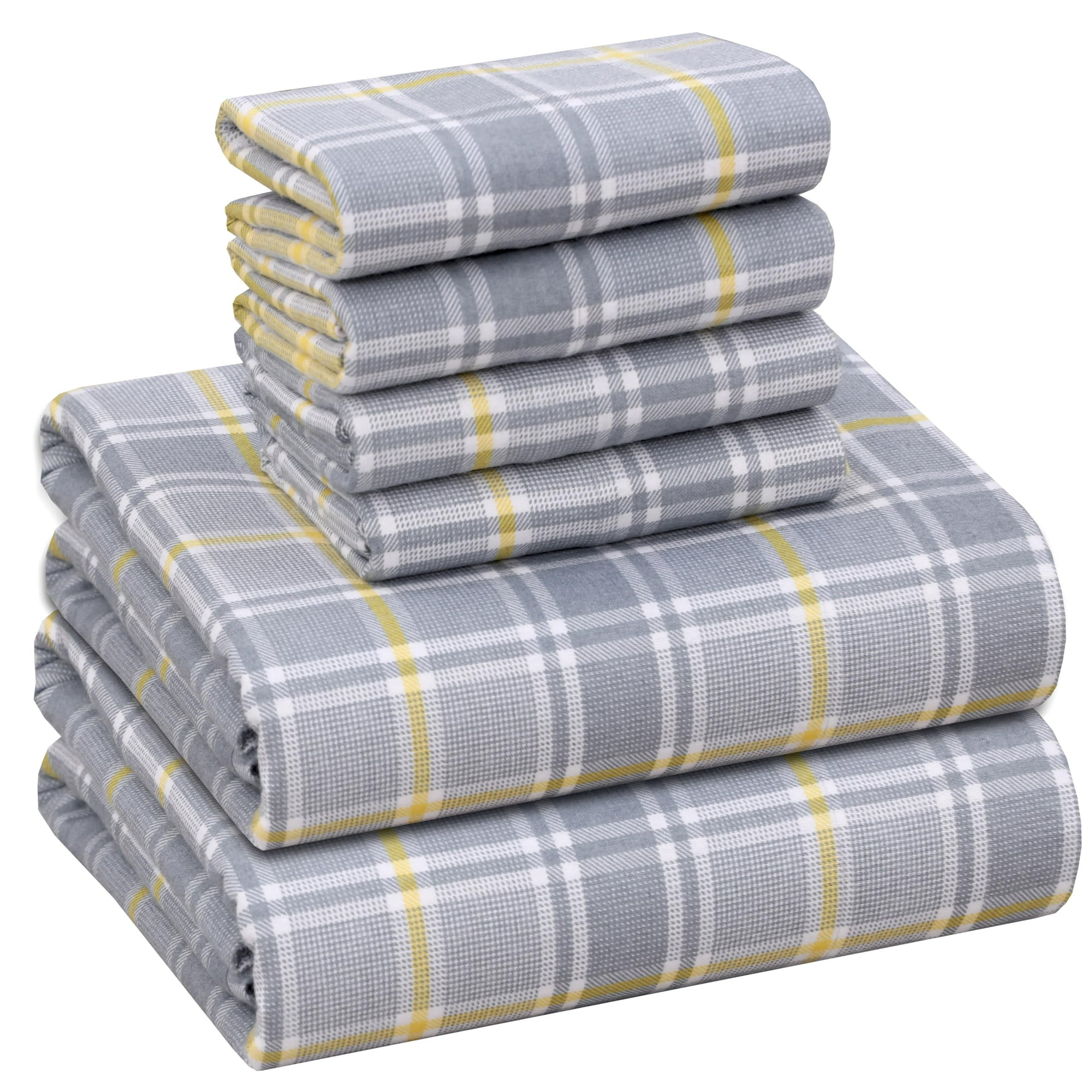 Click here for Ruvanti Flannel Sheets Full Size 6 Pcs - 100 Cotto... prices