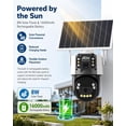 Solar AOV Lens PTZ Camera, 6MP(3MP+3MP) Outdoor WiFi Camera, 8W Solar ...