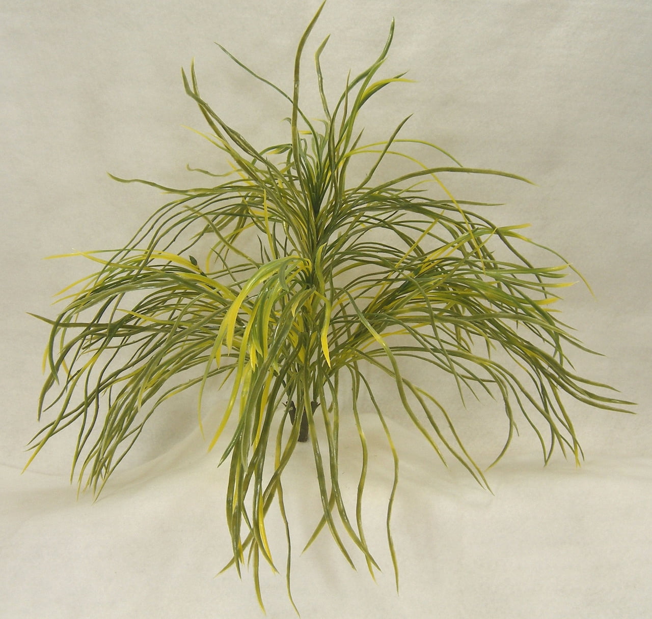 1 Pc, 19" Tall Artificial Angel Hair Grass Bush Made Of Plastic Used In ...