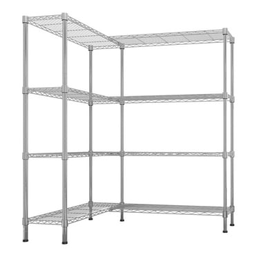 BENTISM Heavy Duty 5-Tier Stainless Steel Adjustable Large Utility Rack ...