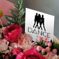 3drose, Three Female Figures of Black Color. Text Dance Is My Life on ...
