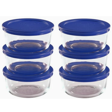 Pyrex 18-piece Large Rectangular Microwave Safe Glass Food Storage Set ...