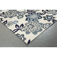 Liora Manne Ravella Floral Blue Indoor/Outdoor Runner Rug 24" x 8 ...