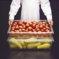 Commercial Food Storage Box Tote for Restaurant Kitchen Cafeteria, 2 ...