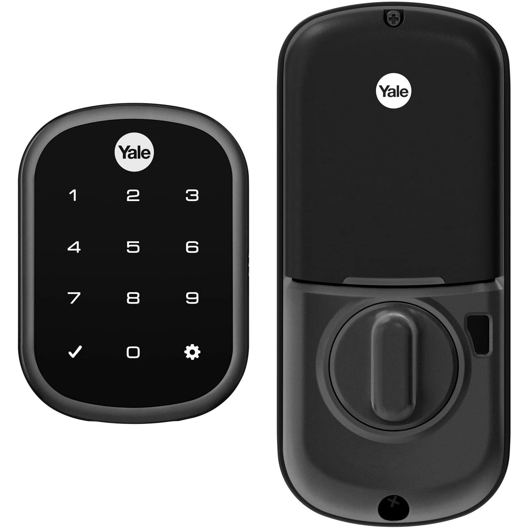 Open Box - Yale Assure Lock Sl Key‑free Touchscreen Deadbolt - Wi‑fi & Bluetooth (Black Suede  Yrd256‑wf1‑bsp) 12.000 X 10.000 X 2.000