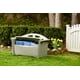 Rubbermaid Outdoor Patio Storage Bench, Resin, Olive & Sandstone ...