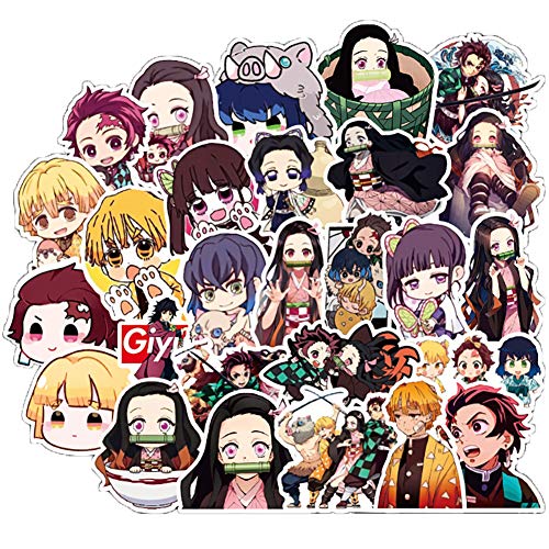 Paper Stickers New Demon Slayer Waterproof Sticker for Kids,Toddlers ...