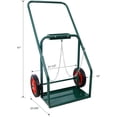 440lbs Capacity Welding Cylinder Hand Truck, Large Dual Oxygen ...