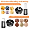 1200W Blender for Shakes and Smoothies,Personal Blender and Grinder ...