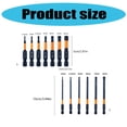 6/7Pcs Hexagonal Screwdriver Long Bit Set Allen Wrench Drill Bit Set ...