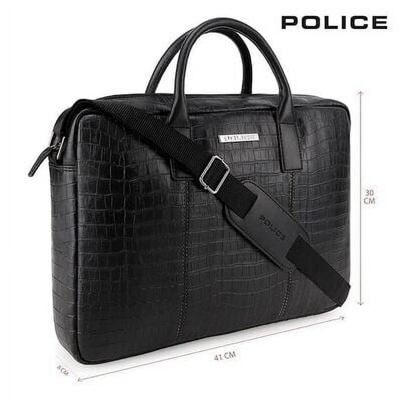 Click here for Police 100 Genuine Leather Black Croco Classy 14 I... prices