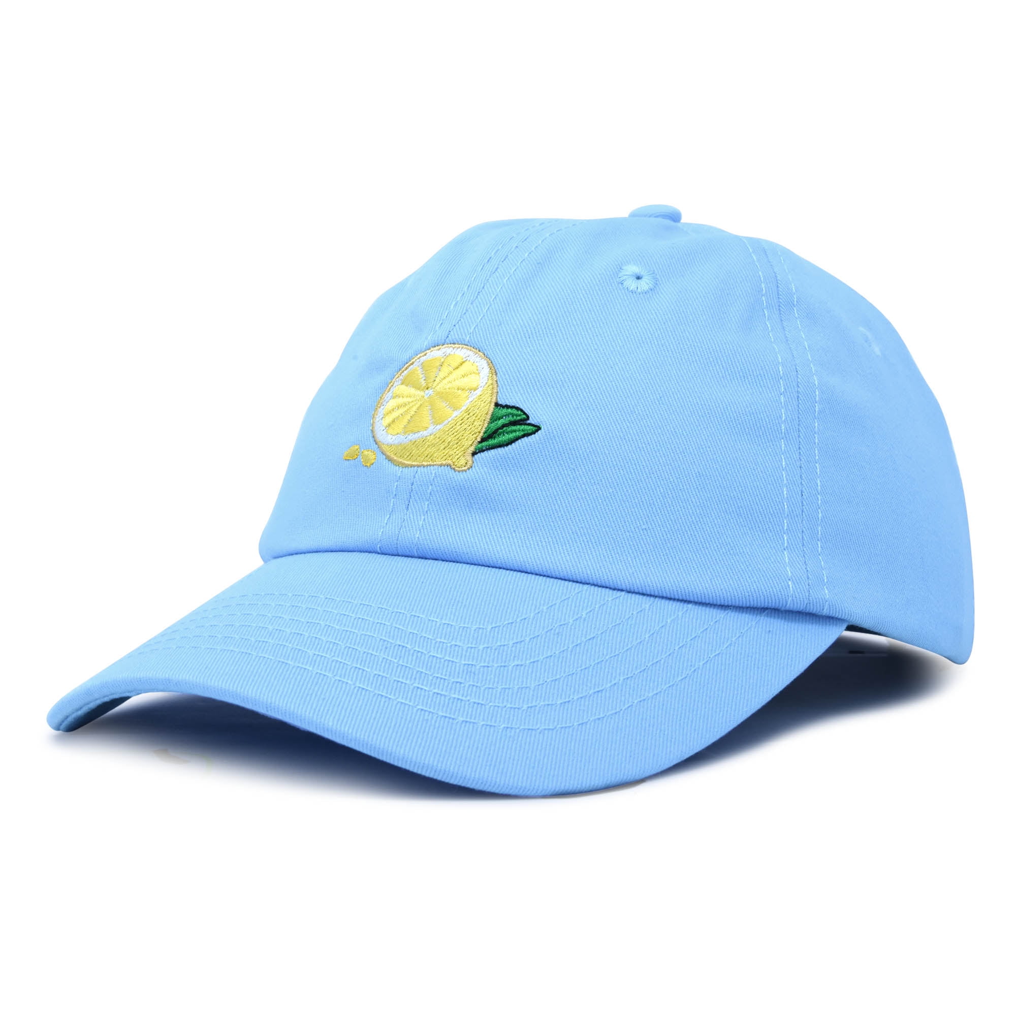 DALIX Lemon Hat Baseball Cap in Light Blue - Walmart.com