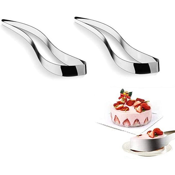 SHENMO YUEMING 2 Pieces Cake Server, Cake Slicer, Stainless Steel Cake ...