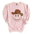 COWBOY SMILELY FACE Graphic Unisex Fleece Pullover - Walmart.com