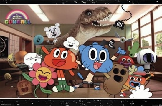 The Amazing World of Gumball - Class Poster Print (36 x 24) - Walmart ...
