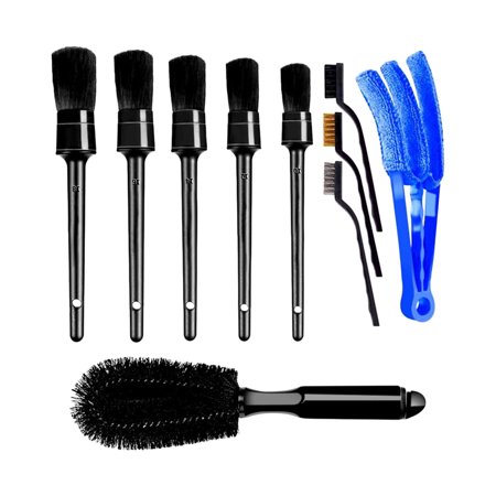 10 Pack Car Detailing Brushes, Automotive Detail Cleaning Brushes for ...