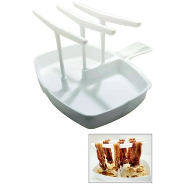 Bacon Wizard Microwave Crispy Bacon Maker - Crispier, Healthier, and ...