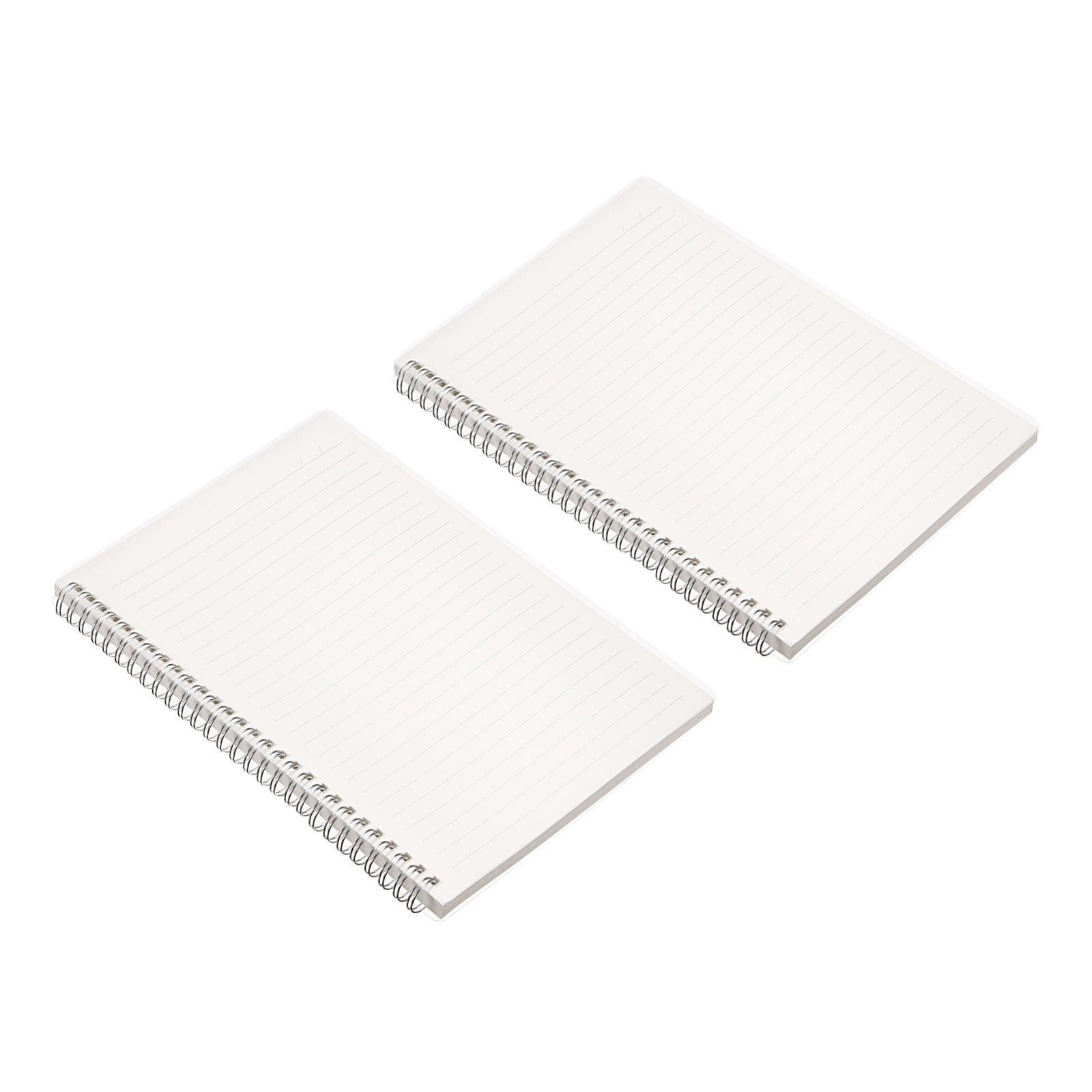B5 Graph Clear Hardcover Spiral Notebooks 80 Sheets/160 Pages Ruled ...