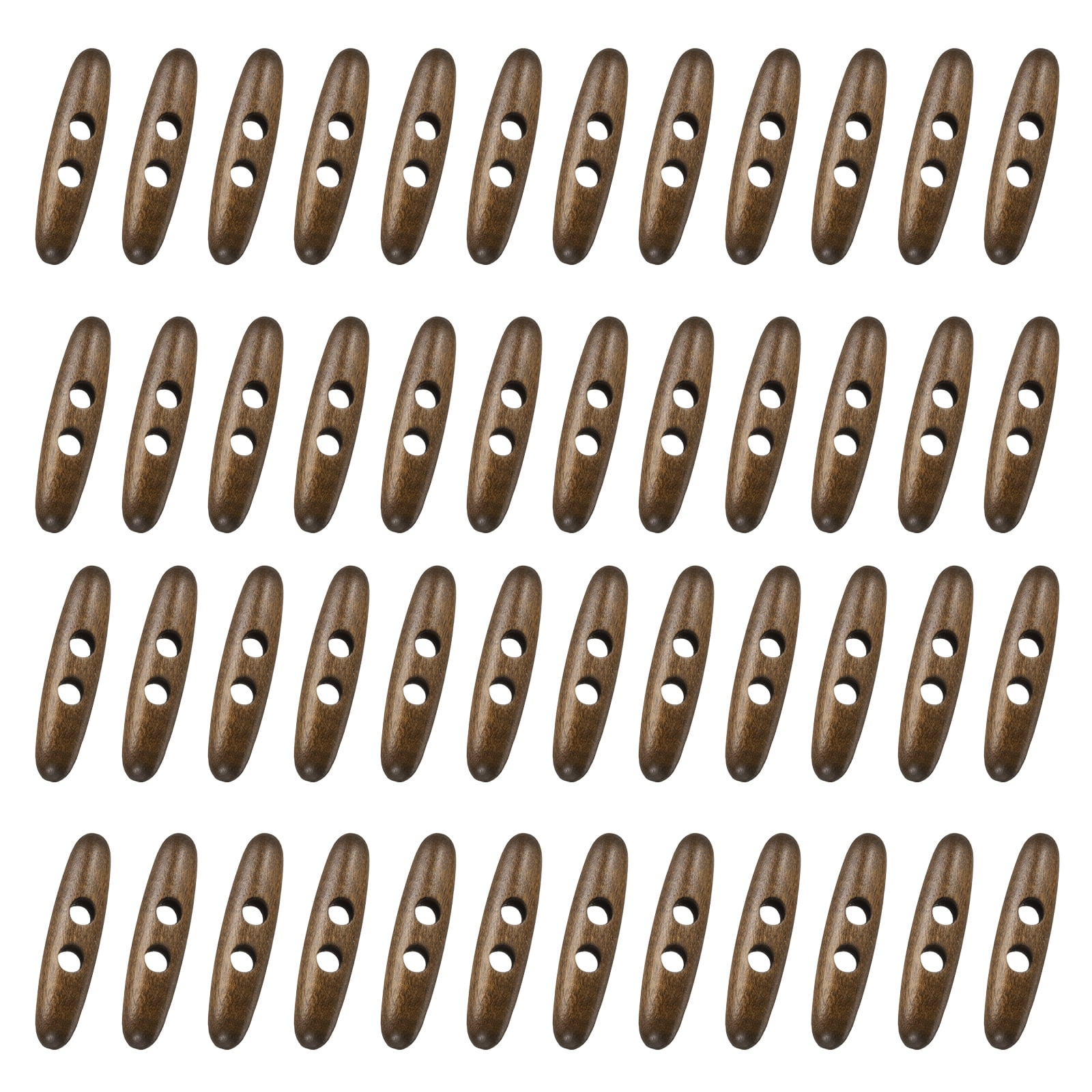 50 Piezas de Botones de Madera con Toggle, Botones de Madera en Forma ...