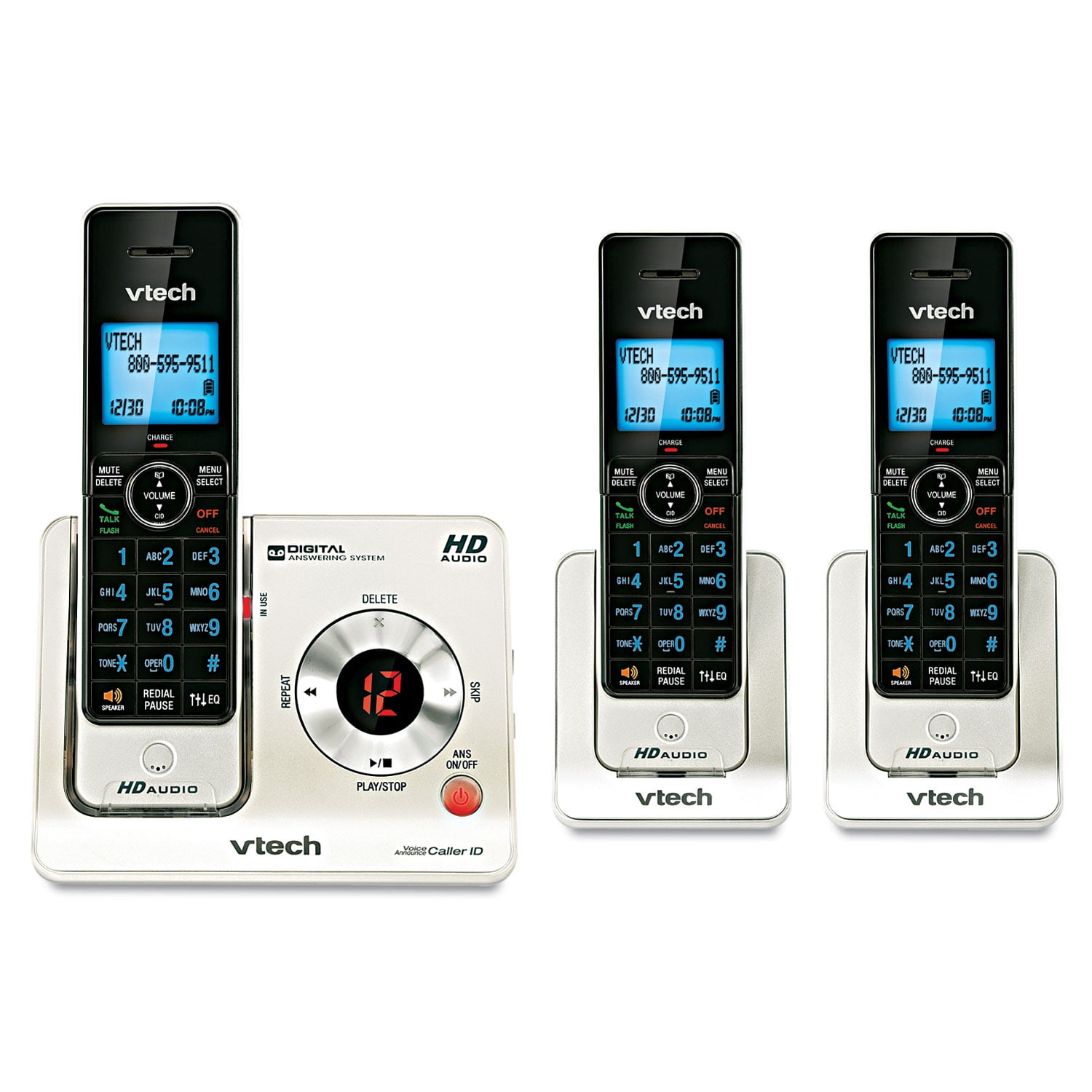 VTech LS6425 3 Expandable Cordless Phone With Answering Machine vtech-ls6425-3-expandable-cordless-phone-with-answering-machine
