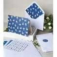 100 All Occasion Assorted Blank Cards – 5 Blue Pattern Designs ...