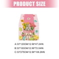 Breathable Linen Fabric Runner In Classical Easter Bunnies Print For ...