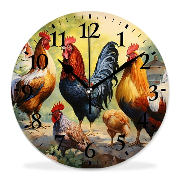 Rooster Wall Clocks