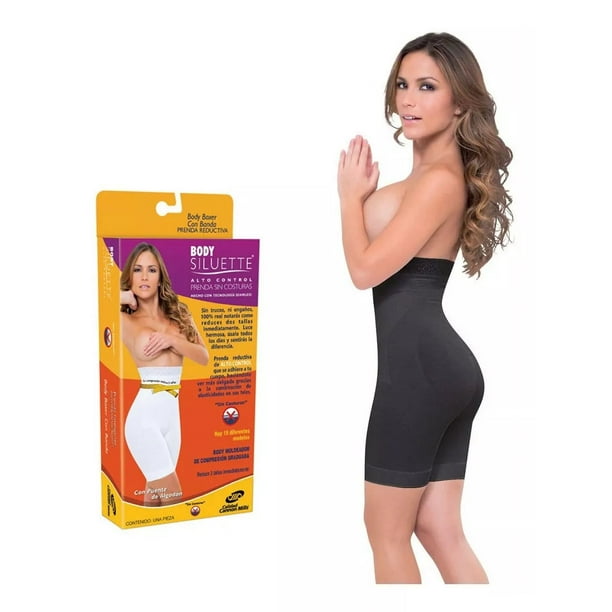 Faja Body Reductora Boxer Moldea Gluteos Y Aplana Abdomen F3 | Walmart ...