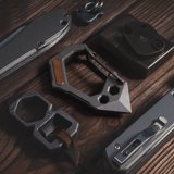 Key Unity Carabiner Keychain Titanium Multitool, 7 in 1 EDC Keychain ...